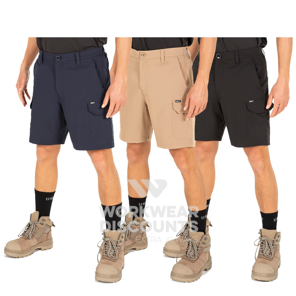 Unit Demolition Flexlite Mens Cargo Shorts – Workwear Discounts