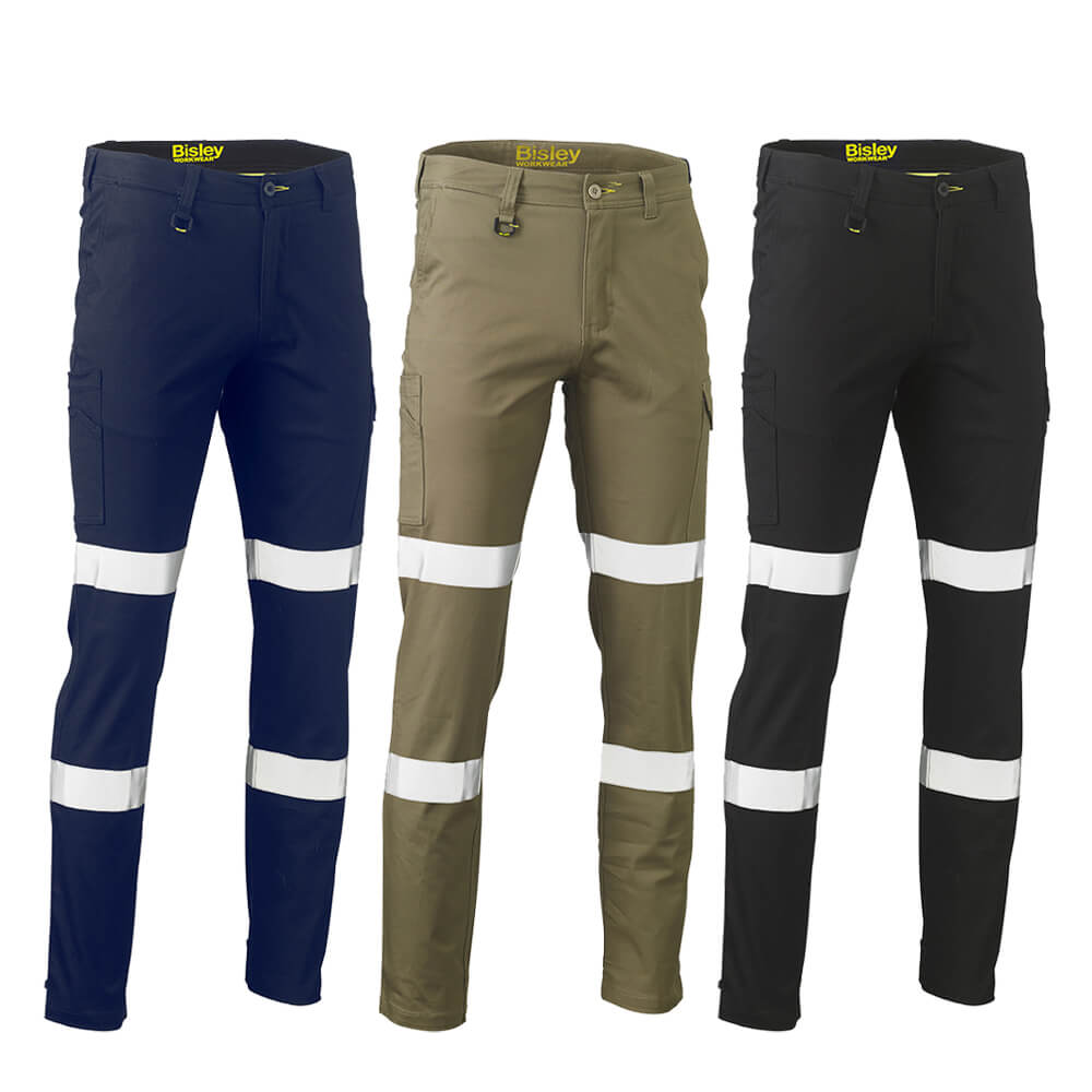 Bisley BPC6008T Biomotion Stretch Cotton Cargo Pants – Workwear Discounts