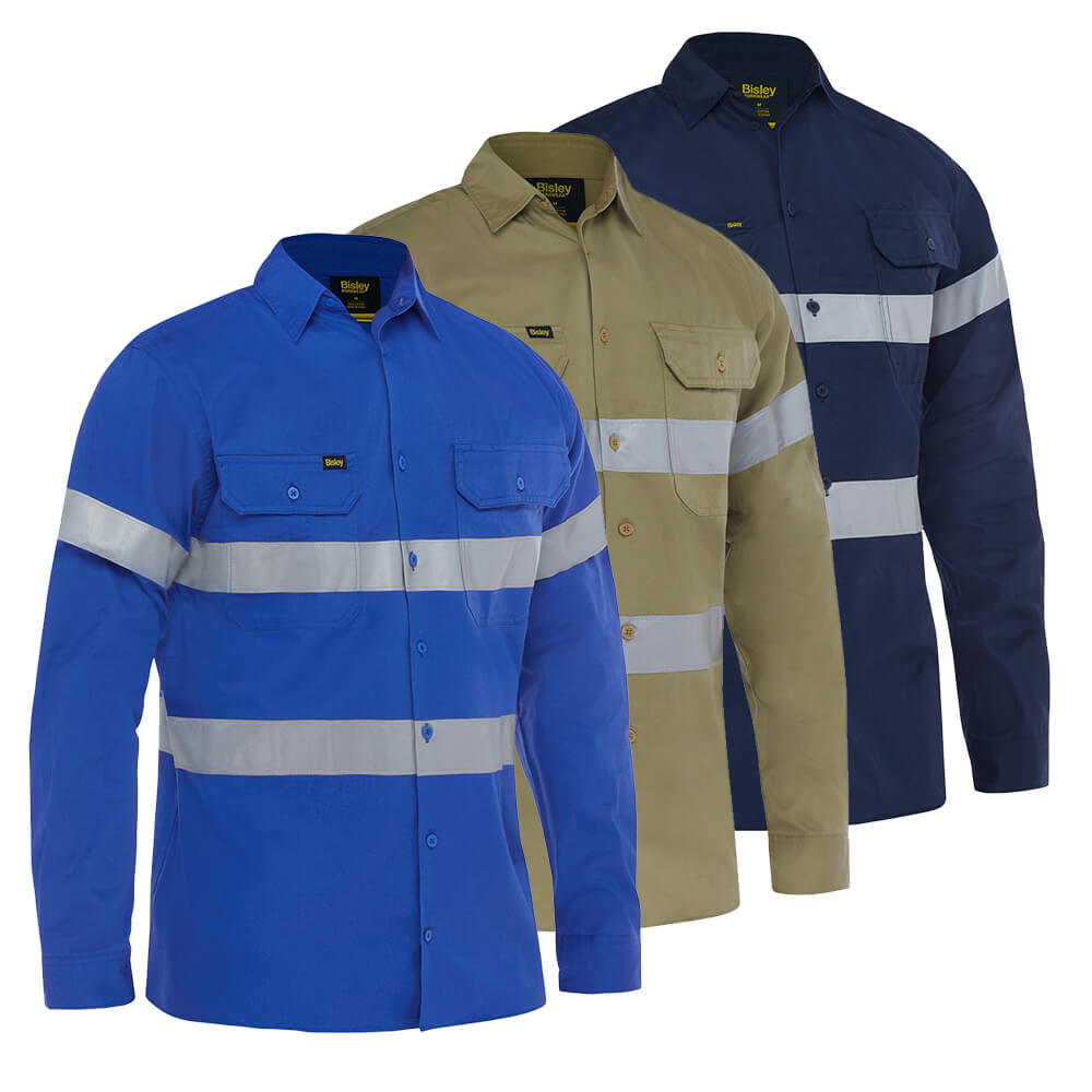 Bisley BS6883T Taped Cool Lightweight Shirt – Workwear Discounts