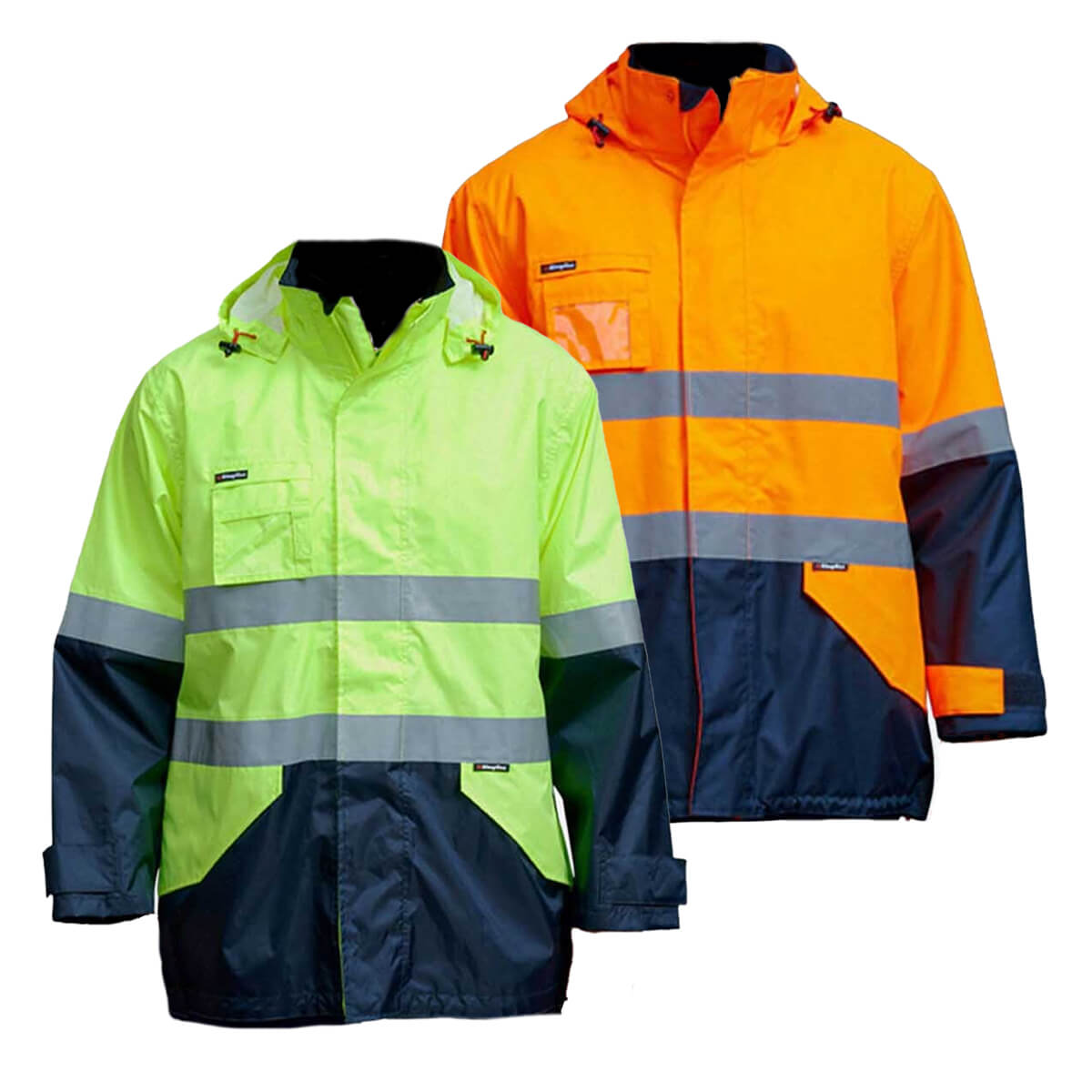 King Gee K55200 Originals Waterproof Hi-Vis Reflective Lightweight Jac ...